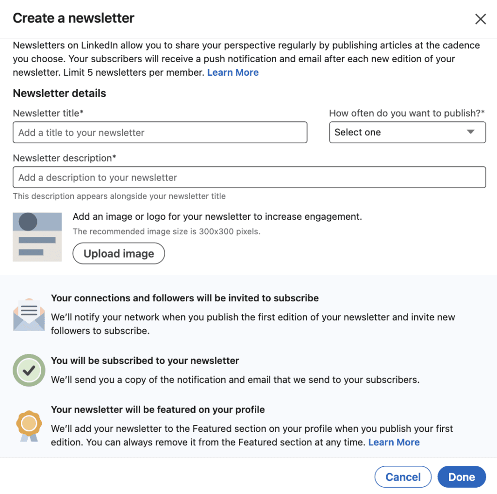 How to Create, Publish, and Promote a LinkedIn Newsletter